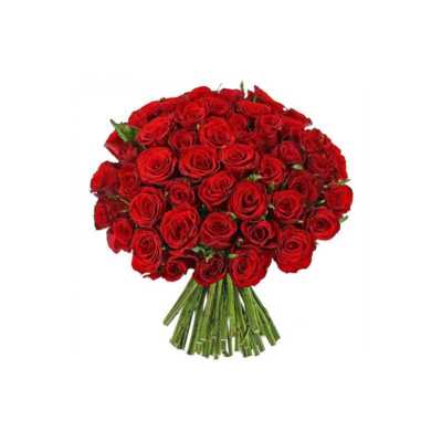 Bouquet de 48 Roses "Rouge" - Hadiia